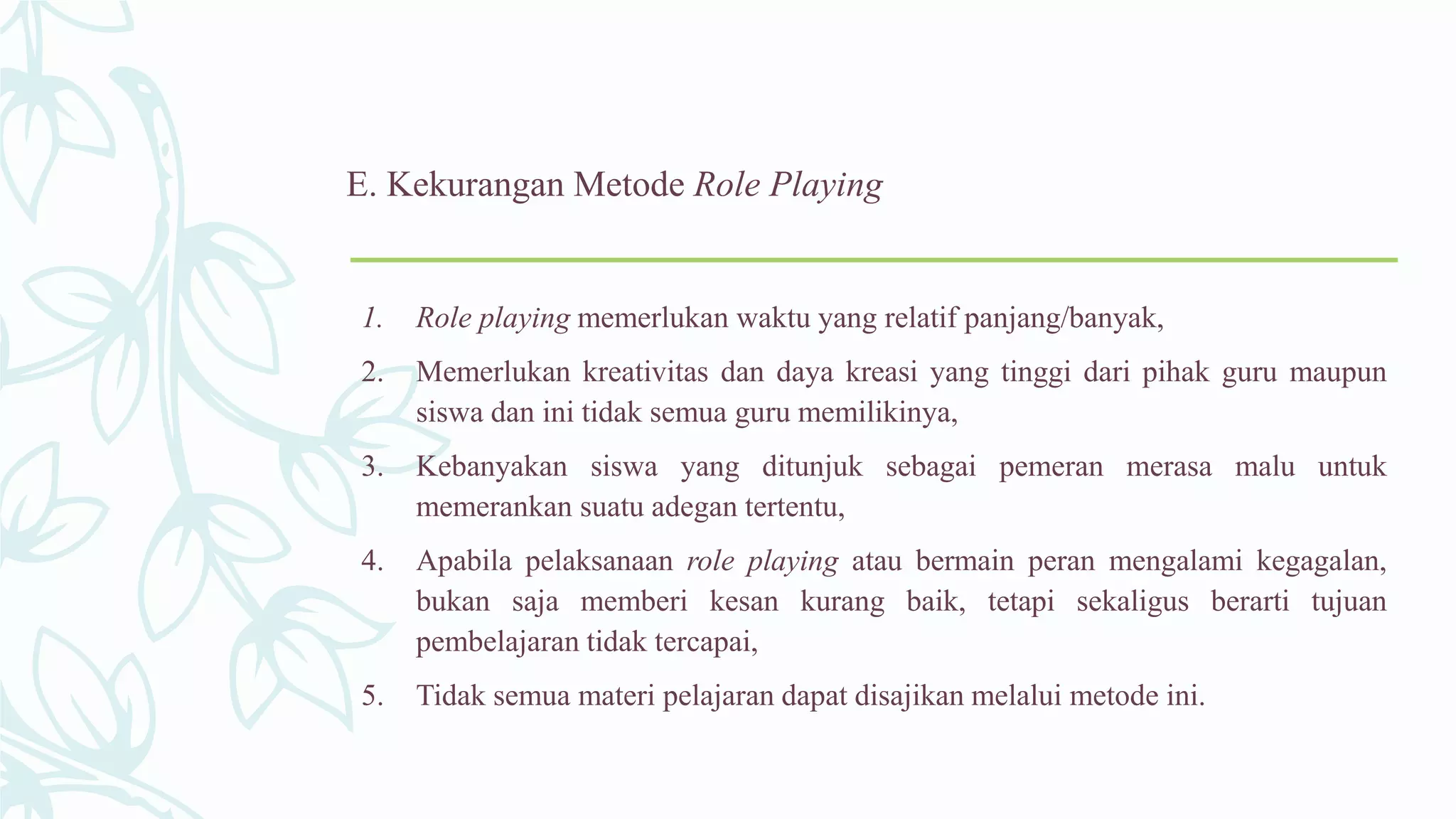 Metode Role Playing | PPT