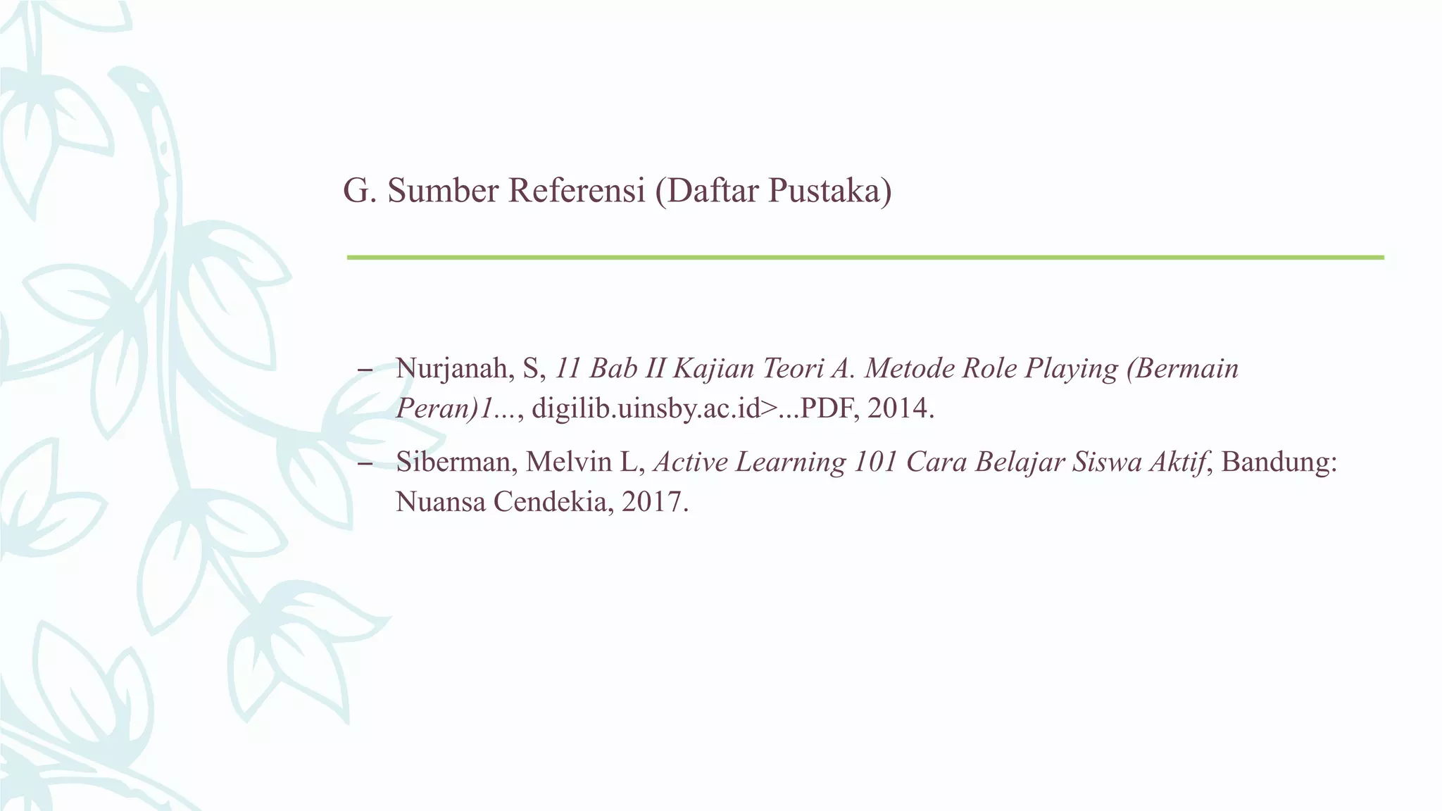 Metode Role Playing | PPT