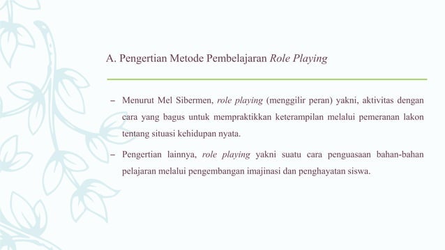 Metode Role Playing | PPT
