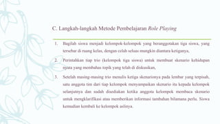 Metode Role Playing | PPT