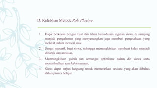 Metode Role Playing | PPT