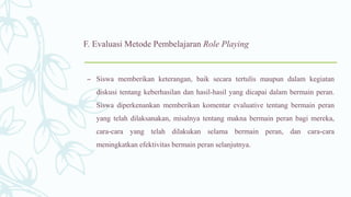 Metode Role Playing | PPT