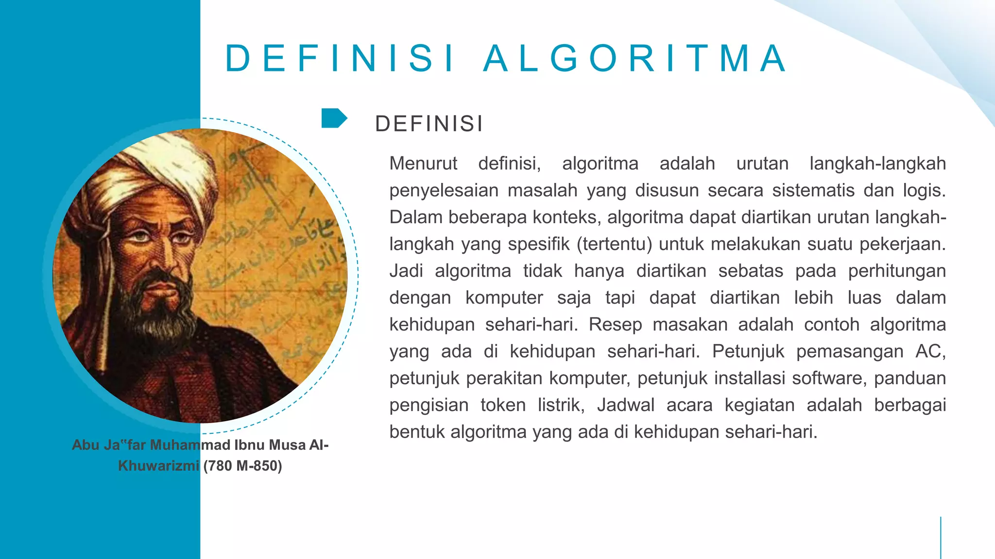 DASAR - DASAR ALGORITMA | PPTX