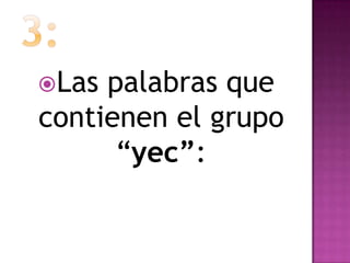 Uso de la LL y Y | PPTX