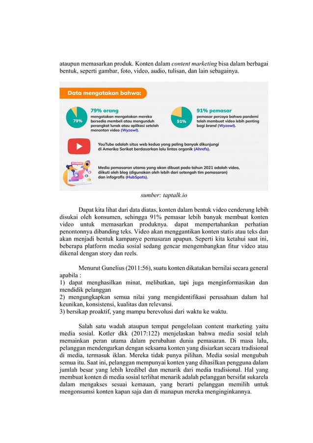 PENTINGNYA CONTENT MARKETING UNTUK MEMBANGUN BRAND ENGAGEMENT | PDF