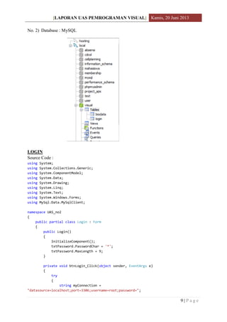 Pemrograman visual | PDF