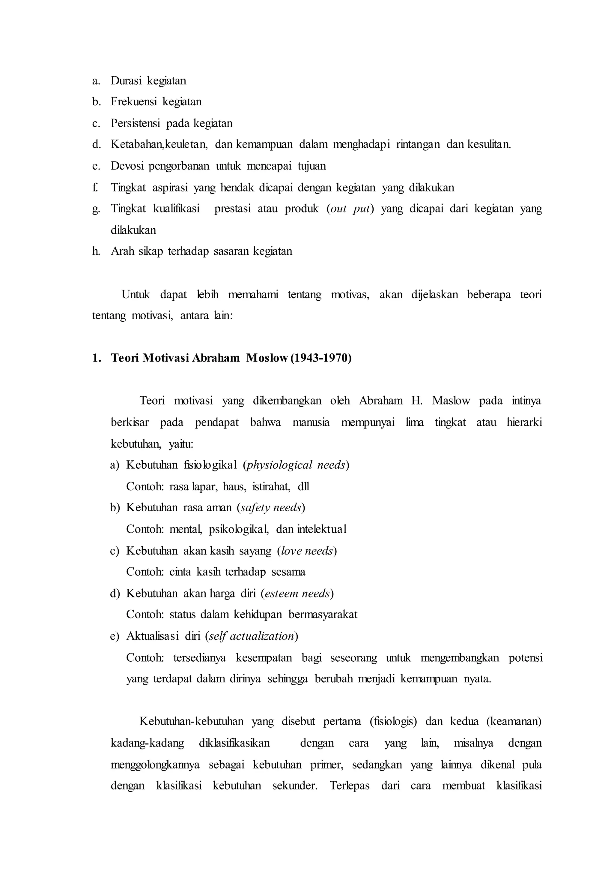 Pengantar Manajemen: MOTIVASI | DOCX