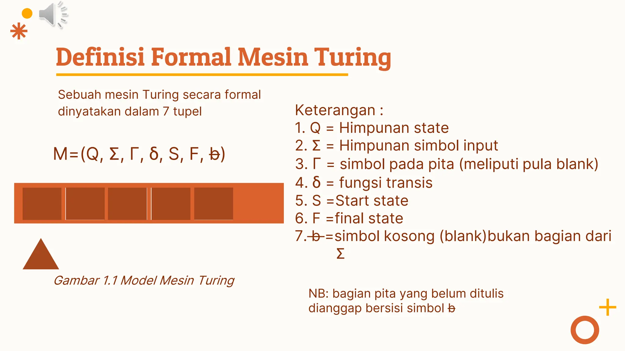 UAS ppt Mesin Turing beserta contoh soal | PPTX