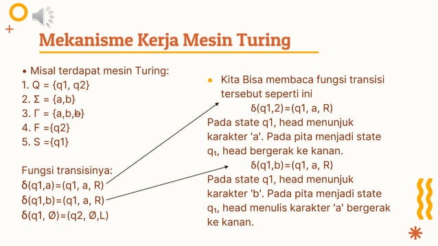 UAS ppt Mesin Turing beserta contoh soal | PPTX