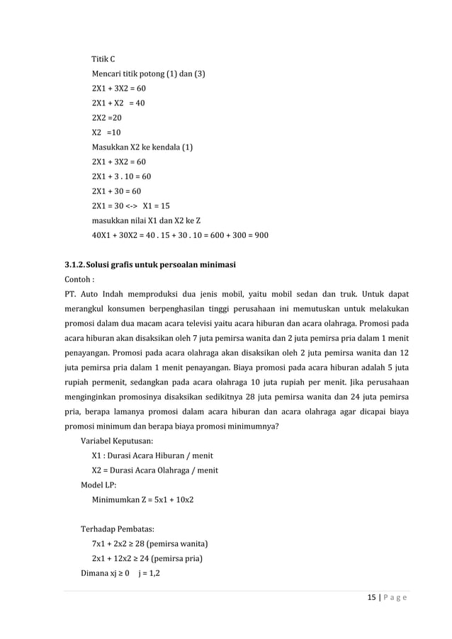 Uas riset operasi (kevin surya) | PDF