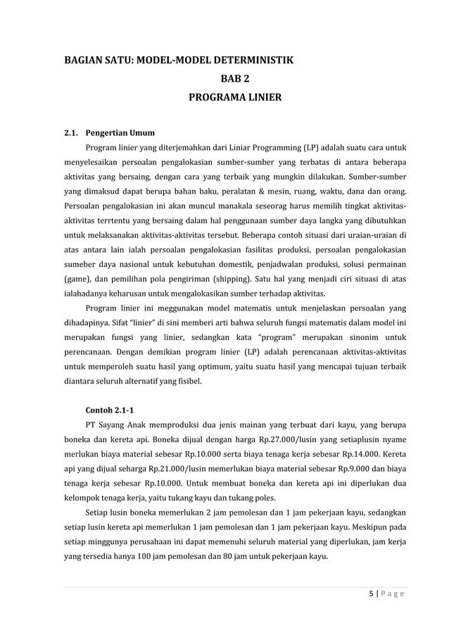 Uas riset operasi (kevin surya) | PDF