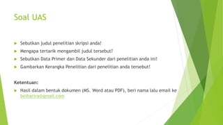 UAS RISET TI | PPTX