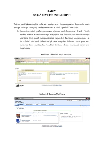 ANALISIS TERHADAP APLIKASI ATUTOR LEARNING MANAGEMENT SYSTEM | PDF