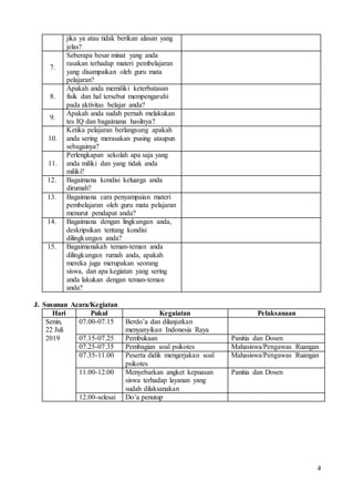 CONTOH PROPOSAL KEGIATAN BK | DOCX