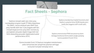 Komunikasi Pemasaran - Sephora | PPTX