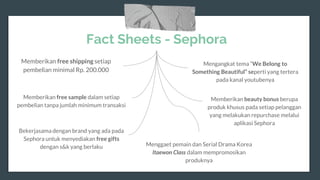 Komunikasi Pemasaran - Sephora | PPTX
