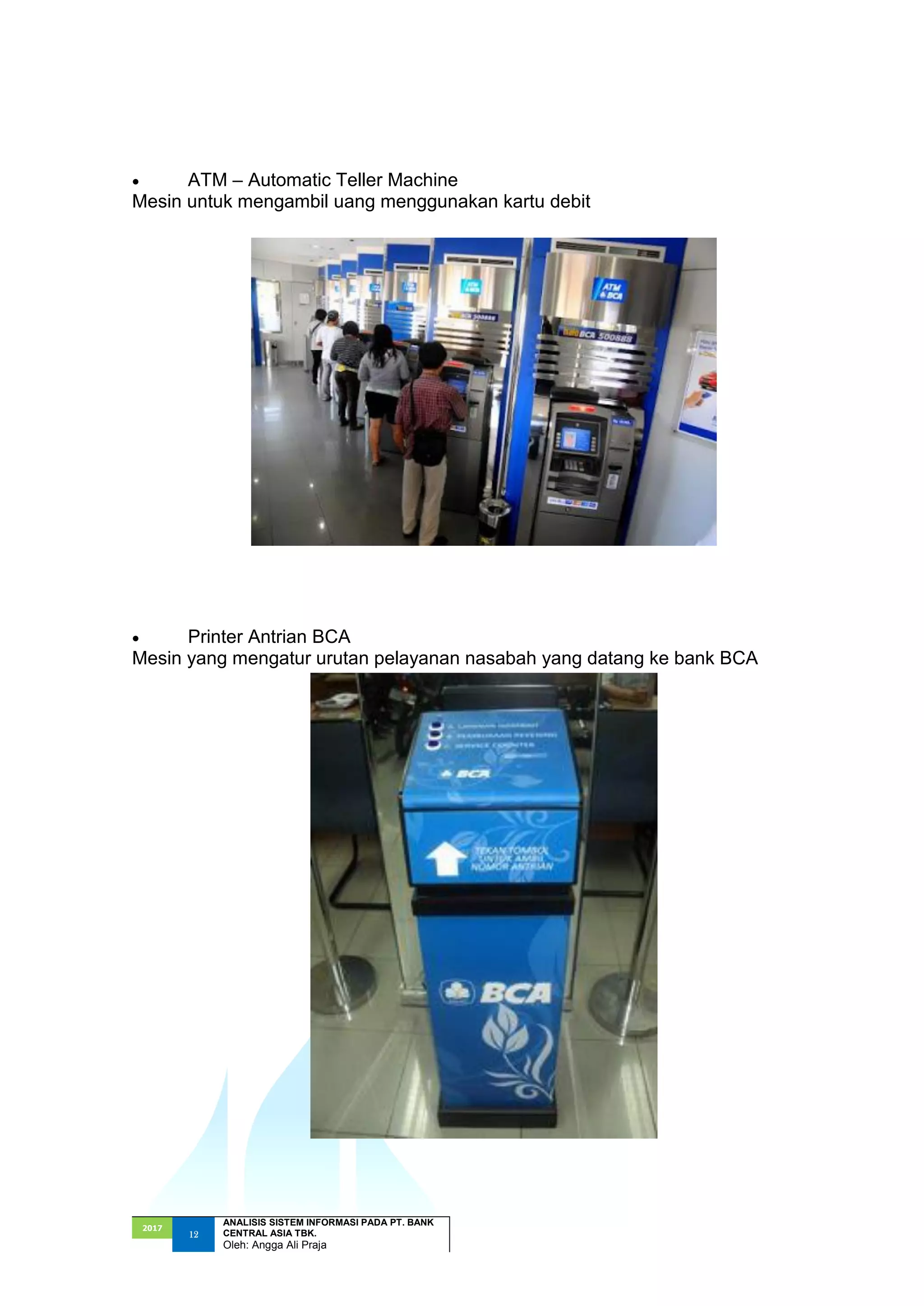 UAS SIM, Angga Ali Praja, Hapzi Ali, Analisis Sistem Informasi pada PT. BCA, Universitas Mercu ...