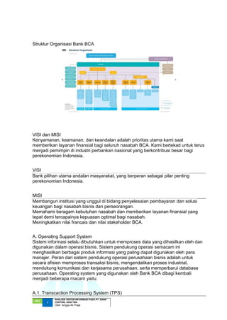 UAS SIM, Angga Ali Praja, Hapzi Ali, Analisis Sistem Informasi pada PT ...