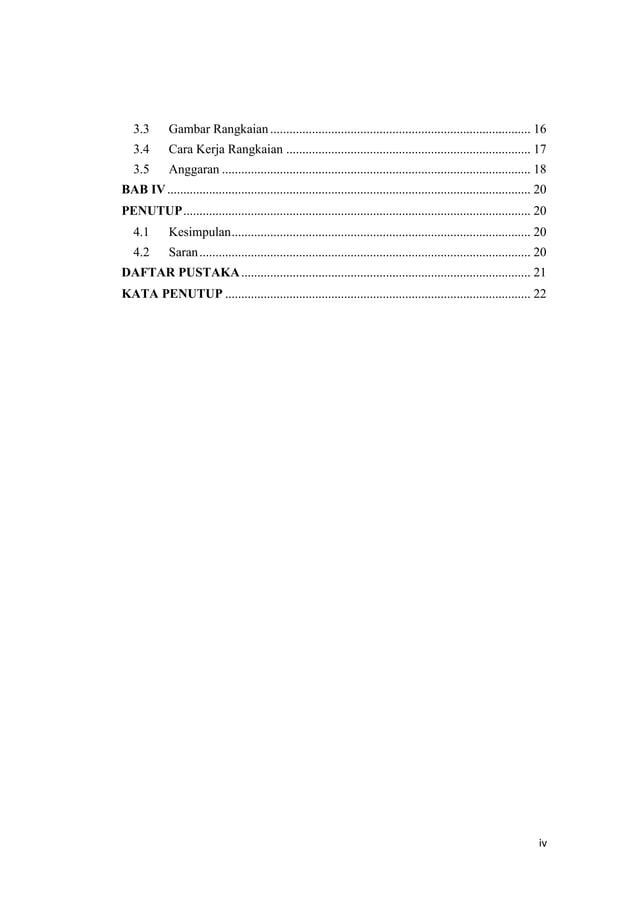 Proposal Automatic Street Light Using LDR (Proposal Lampu Jalan ...