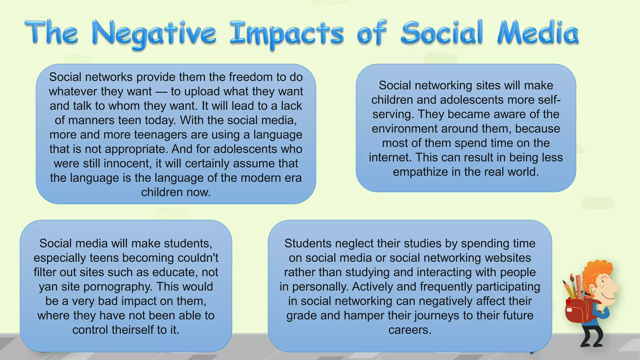 The Impacts of Social Media For Student | PPTX
