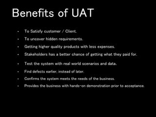Fundamentals OF UAT | PPTX