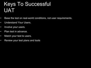 Fundamentals OF UAT | PPTX