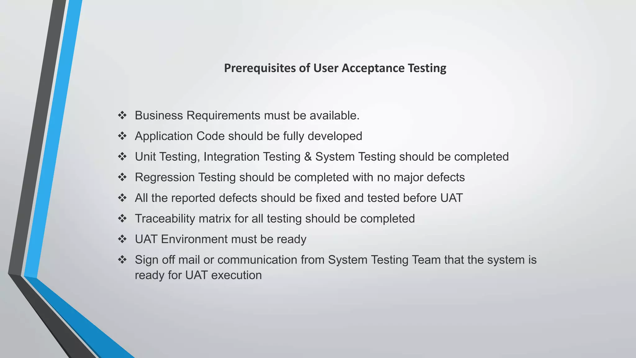 USER ACCEPTANCE TESTING | PPTX
