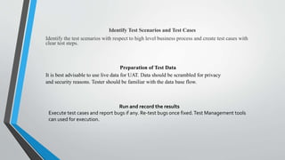 USER ACCEPTANCE TESTING | PPTX
