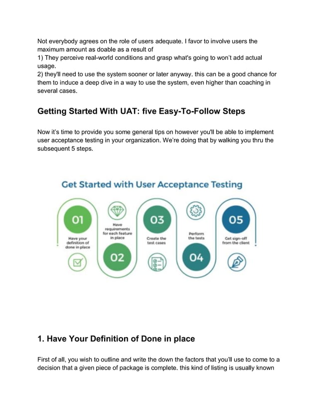 UAT User Acceptance Technology | PDF | Operating Systems | Computer ...