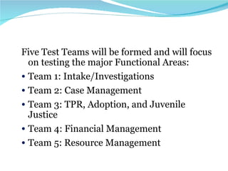 UAT Kickoff Presentation 10 29 09 | PPT