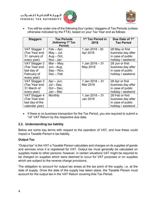 Uat vat return format & Guide | PDF