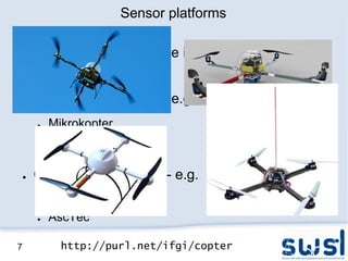 Unmanned Aerial Vehicles as Mobile Multi-sensor Platforms | PDF