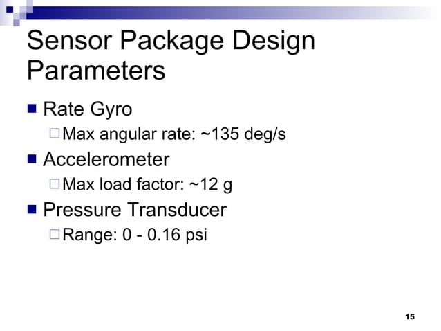 Uav Stability Augmentation System Usas | PPT