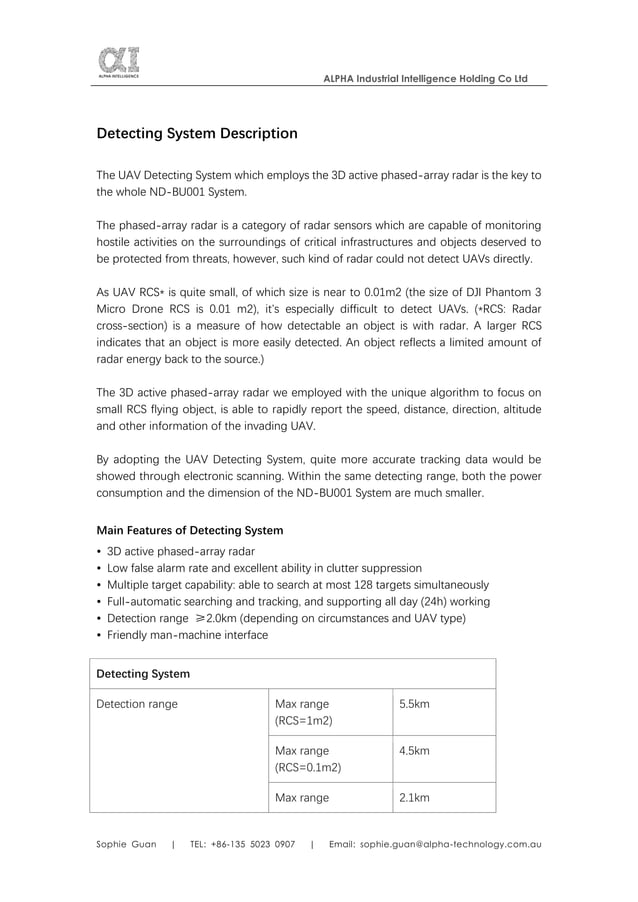 UAV detecting and jamming 2019 ALPHA | PDF