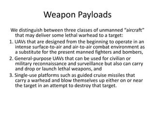 unmanned aerial vehicle | PPTX