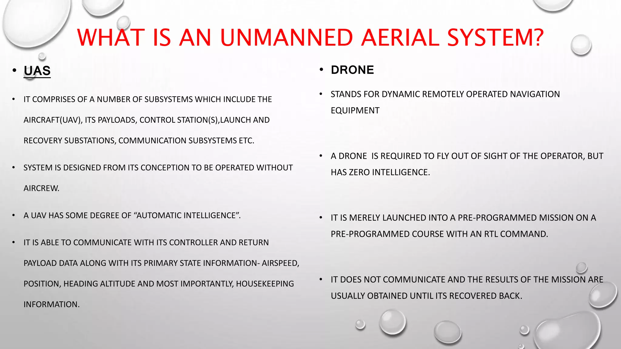 Design and Operation of UAV | PPTX