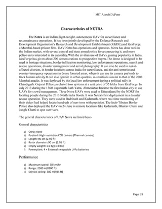 Unmaned Arieal Vehicle (System Engineering) | PDF