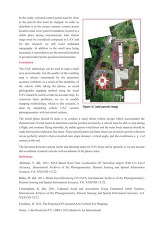 UAV System with Terrestrial Geo - Referencing | PDF
