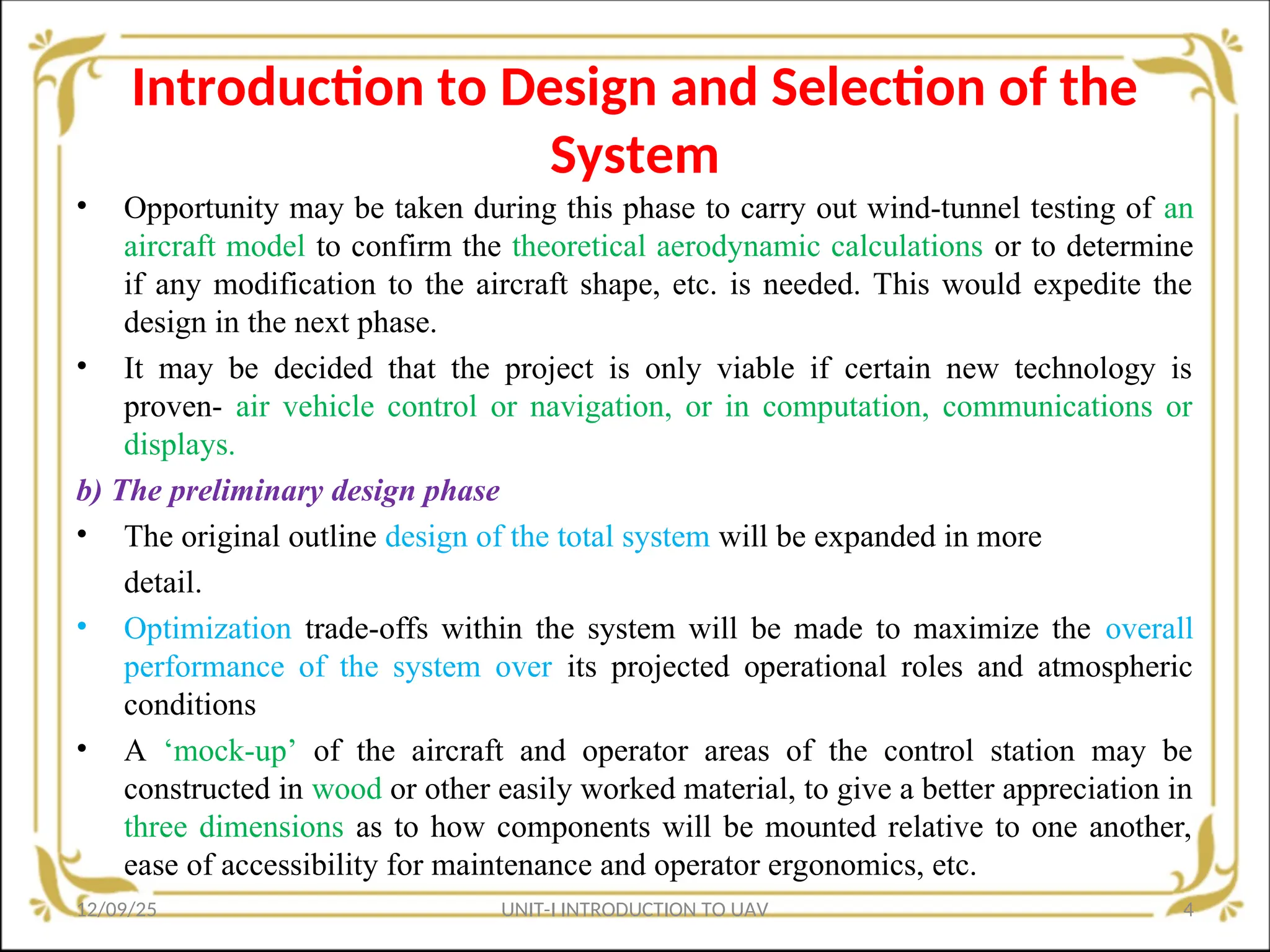 Unmanned aerial vehicle system Unit-II.ppt