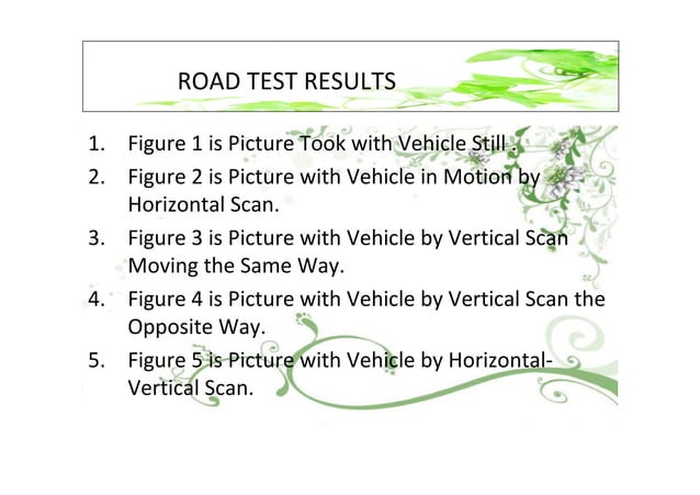Autonomous Driving Camera | PPT