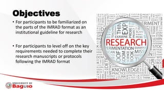 University of Baguio- IMRAD-Format in Research pdf | PDF