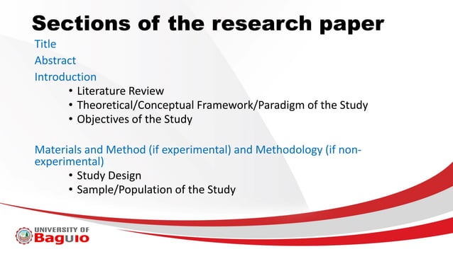 University of Baguio- IMRAD-Format in Research pdf | PDF