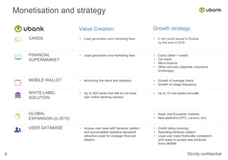 Ubank overview | PPTX | Credit Cards | Personal Debt