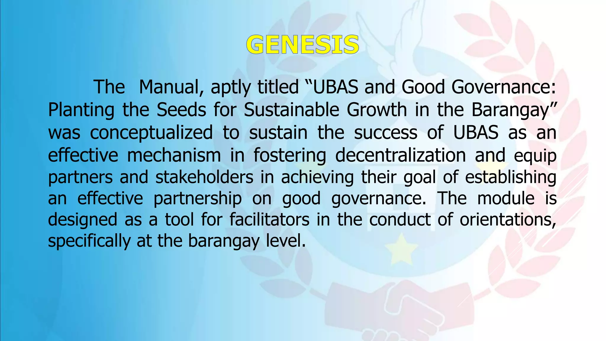 Ubas module 1 ppt | PPTX
