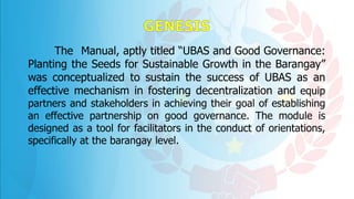 Ubas module 1 ppt | PPTX