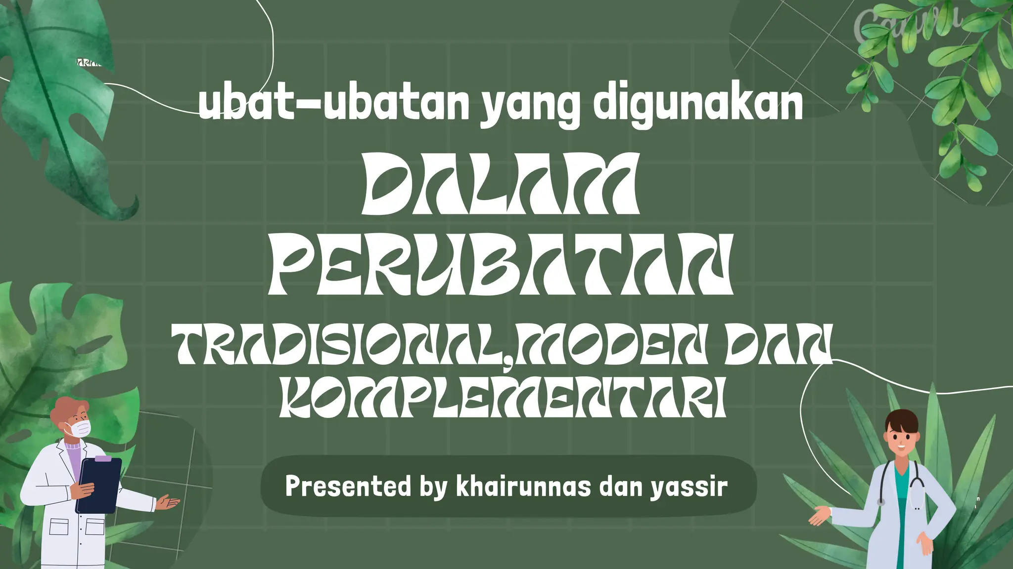 ubat-ubatan yang digunakan sains by Y.A.M. KHAIRUNNAS | PDF