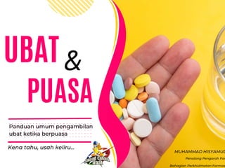 UBAT DAN PUASA untuk pesakit kencing manis | PPTX