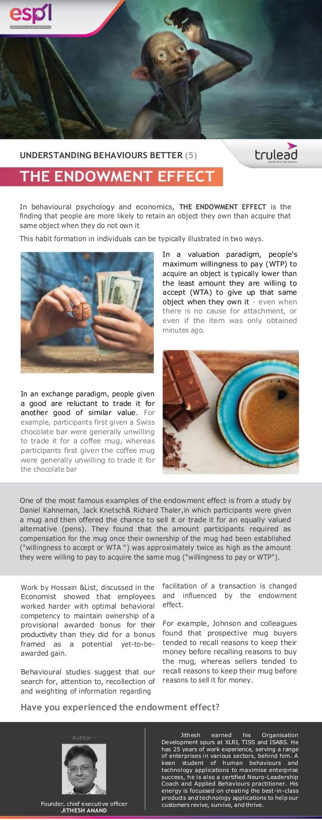 The Endowment Effect | PDF