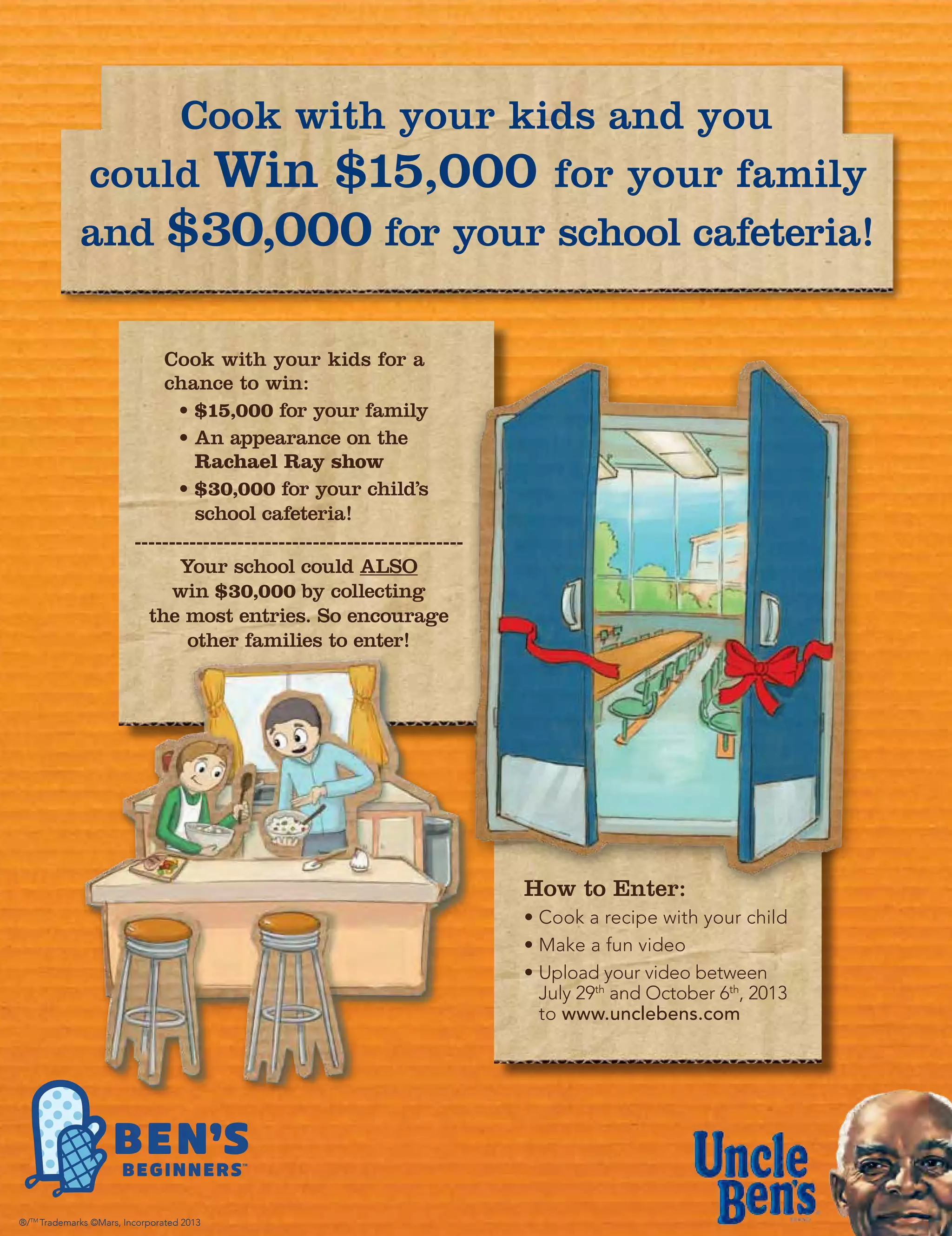 Uncle Ben's Recipe Video Contest Flyer | PDF