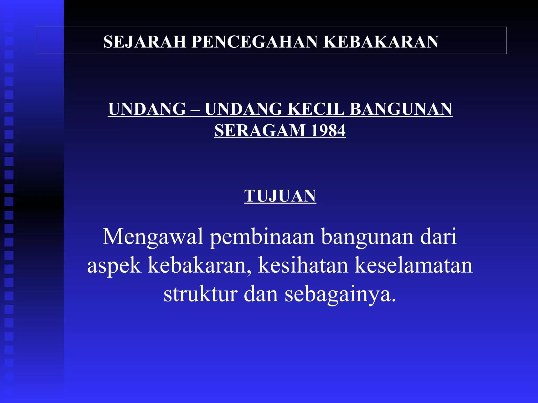 UBBL Uniform Building By-Laws 1984 | PPT